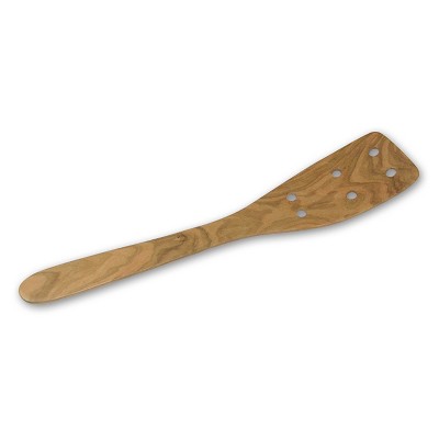Berard Handcrafted Olive Wood 13 Inch Curved Slotted Spatula : Target