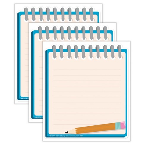 Eureka® Notebook Paper Cut-outs, 36 Per Pack, 3 Packs : Target