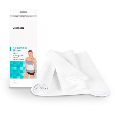 Mckesson White Abdominal Binder Small Medium 30 To 45 Inch Waist ...
