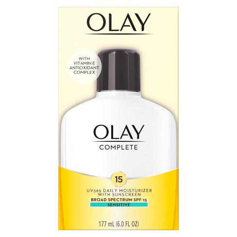 Olay Complete Lotion Moisturizer Sensitive Skin - Spf 15 - 6 Fl Oz : Target