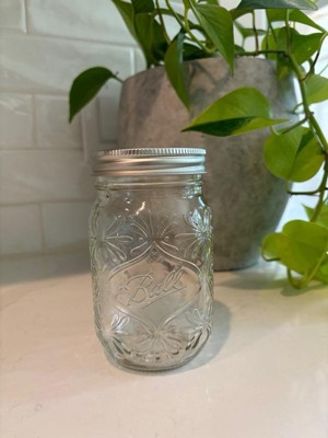 Ball 4pk 16oz Pint 140th Anniversary Regular Mouth Mason Jar : Target