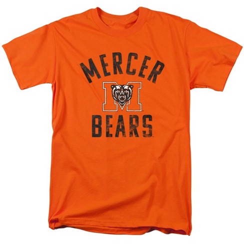 Mercer University Official Bears Logo Adult T-shirt, Orange, Large : Target