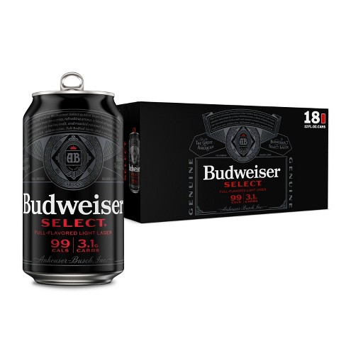 Budweiser Select Beer - 18pk/12 Fl Oz Cans : Target