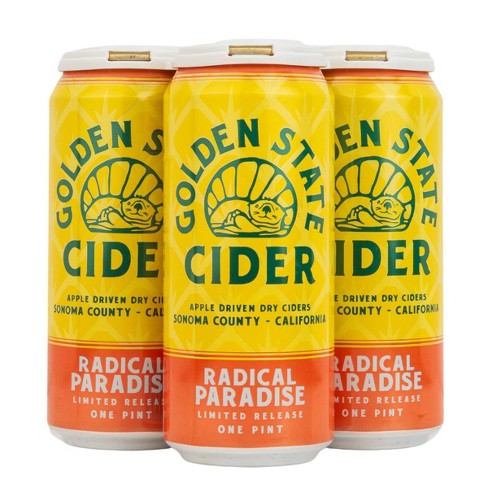 Golden State Cider Radical Paradise - 4pk/16 Fl Oz Cans : Target