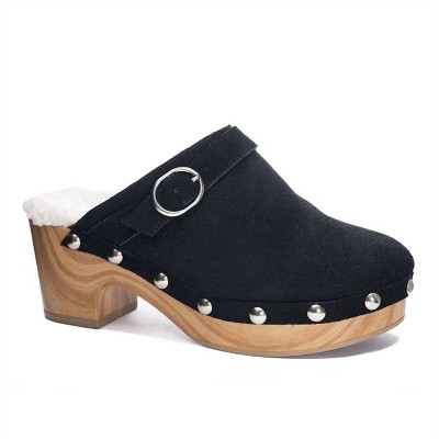Women's Wo's Carlie Split Suede Leather Clogs - CHINESE LAUNDRY : Target
