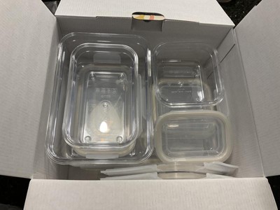 24pc (set Of 12) Tritan Plastic Food Storage Container Set With Lids ...