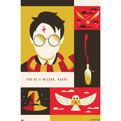 Trends International The Wizarding World: Harry Potter - Illustrated ...