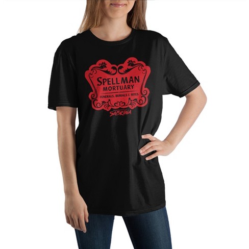 Chilling Adventures Of Sabrina Spellman Mortuary Crew Neck Short Sleeve ...