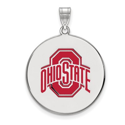 Black Bow Jewelry Sterling Silver Ohio State Buckeyes Ncaa Extra Large ...