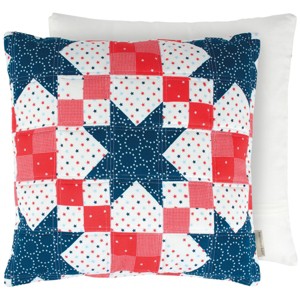 Primitives by Kathy Folk Americana Pillow - 18" x 18" : Target