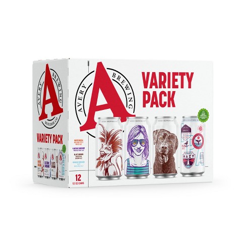 Avery Core Team Variety Beer Pack - 12pk/12 Fl Oz Cans : Target