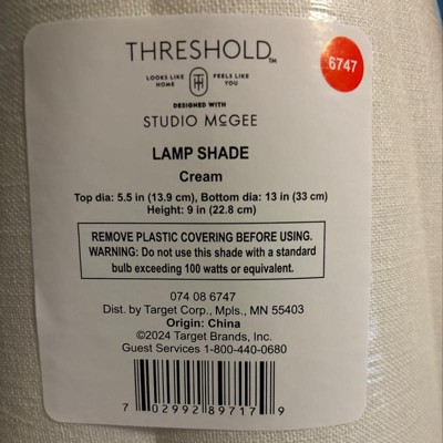Scallop Pleated Lamp Shade White - Threshold™ Designed With Studio ...