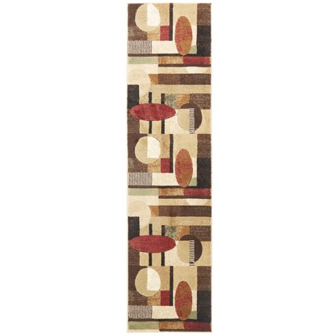 Home Dynamix Jasmine Contemporary Geometric Runner Area Rug : Target