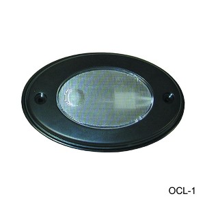 T-H Marine Oval Courtesy Light, Black, Boat Equipment and Parts ...