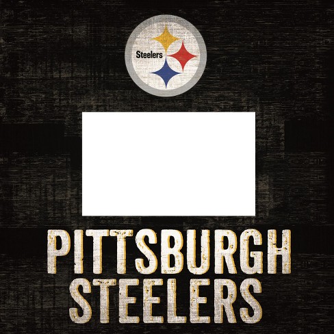 Nfl Pittsburgh Steelers Fan Creations 4" X 4" Picture Frame Sign : Target