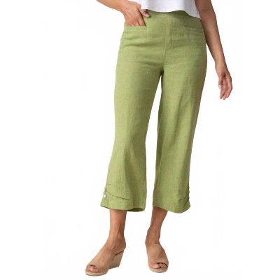 Women's Pleat Button Capris - habitat L : Target