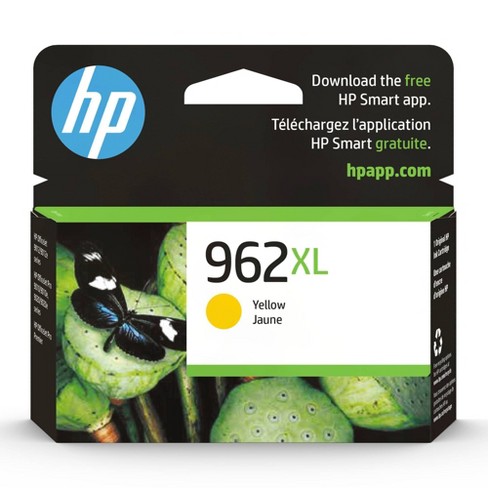 Hp 962xl High Yield Original Ink Cartridge - Yellow (3ja02an) : Target