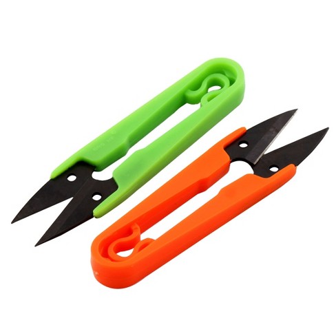 Unique Bargains Tailor Craft Plastic Grip Metal Blade U-shaped Yarn ...