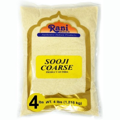 Sooji Coarse Flour - 64oz (4lbs) 1.81kg - Rani Brand Authentic Indian ...