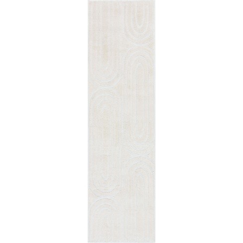 Well Woven Feliz Boho Rainbow Hi-lo Plush Ivory 2' X 7'3" Runner Rug ...