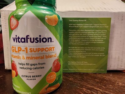 Vitafusion GLP-1 Mineral Blend Dietary Supplement Gummies - 90ct : Target