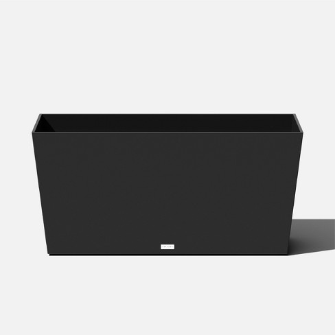 Veradek Pure Series Midori 39" Plastic Planter - Black : Target
