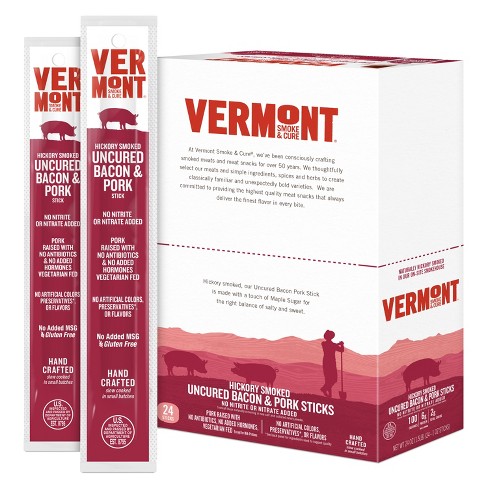 Snack Sticks By Vermont Smoke & Cure – Hickory Smoked Bacon Pork ...