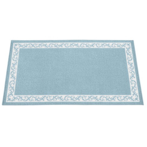 Collections Etc Scroll Border Printed Rug : Target