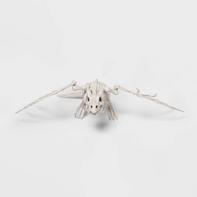 Seasons Usa Skeleton Dragon Prop Halloween Decoration - 13 In X 22 In X ...