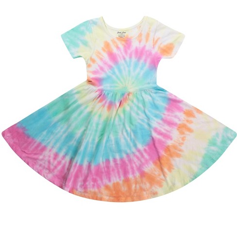 Just Love Girls Twirl Dress Girls Short Sleeve Twirly Skater Dress ...