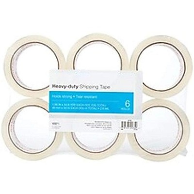Staples Heavy Duty Shipping Packing Tape 1.88" X 54.6 Yds Clear 6/rolls ...