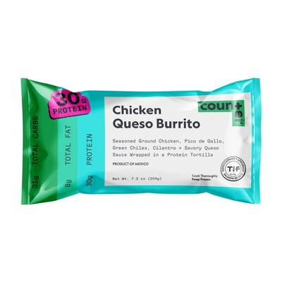 Counter Frozen Chicken Queso Burrito - 7oz : Target
