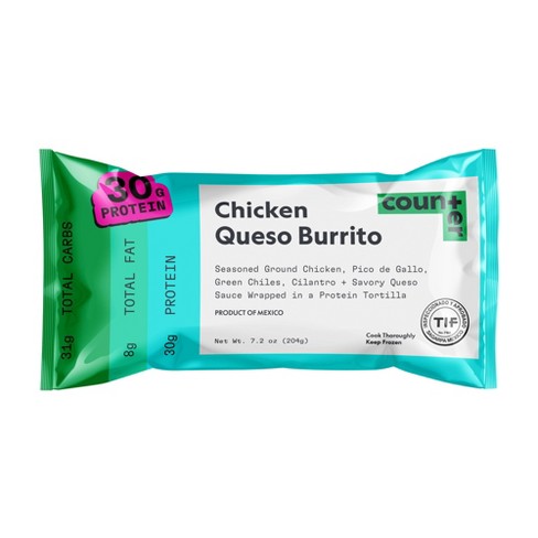 Counter Frozen Chicken Queso Burrito - 7oz : Target