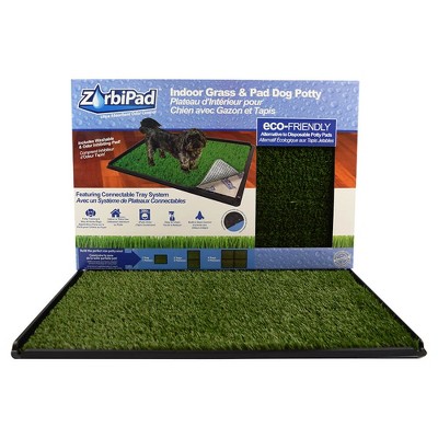 Zorbipad Indoor Dog Potty System 16 Inches X 24 Inches (tray,pad,grass ...