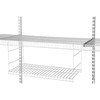 Rubbermaid Classic Custom 3 To 6 Foot Wide Walk In Or Reach In Closet ...