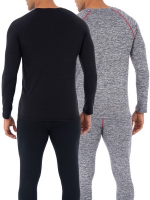 Russell Men's L2 Performance Baselayer Thermal Underwear Shirt, 2 Pack ...