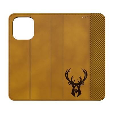 Keyscaper Milwaukee Bucks Burn Folio Cell Phone Case For Iphone 15 Pro ...