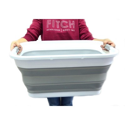 Sammart Collapsible Plastic Laundry Basket : Target