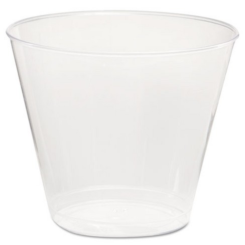 Wna Comet Plastic Tumbler, 5 Oz, Clear, Squat, 50/pack, 20 Packs/carton ...