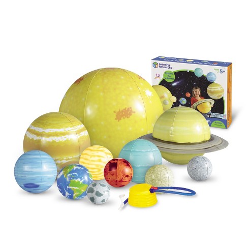 Learning Resources Giant Inflatable Solar System Set, Astronomy For ...