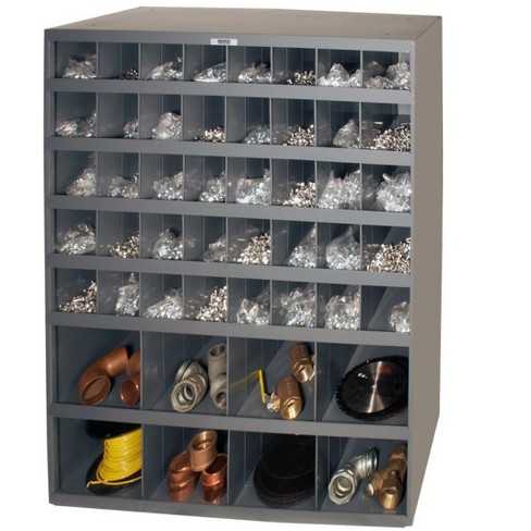 Durham 12 Inch Deep 48 Opening Bin Gray : Target