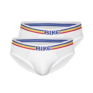 BIKE Athletic 2-PK Stretch Cotton Brief White S : Target