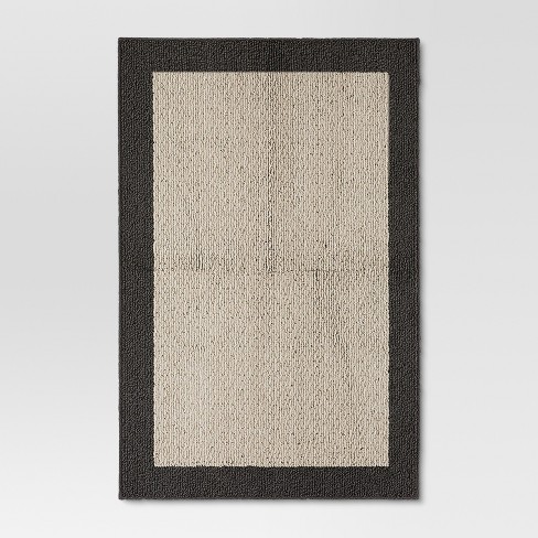 Madison Border Washable Accent Rug Gray 30"x46" - Threshold™ : Target