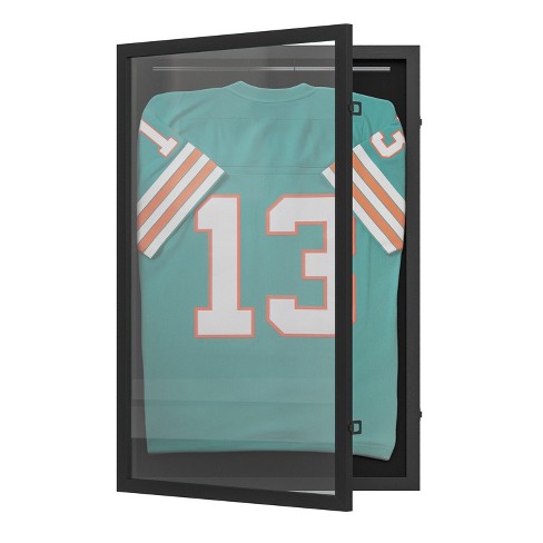 Flash Furniture 24x36 Jersey Display Case With Solid Pine Wood Frame ...
