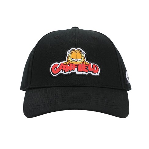 Garfield Character Logo Black Baseball Cap : Target