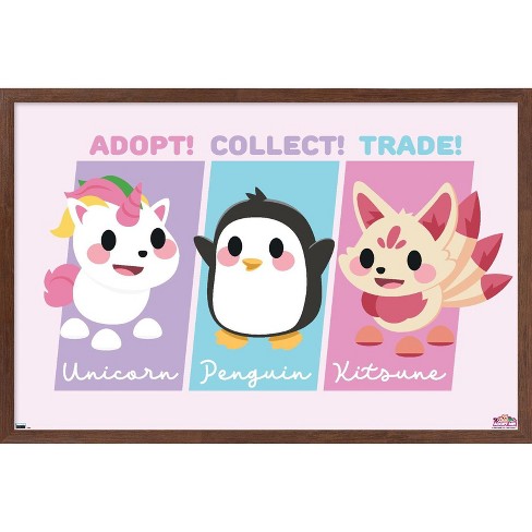 Trends International Adopt Me! - Adopt, Collect, Trade Framed Wall ...
