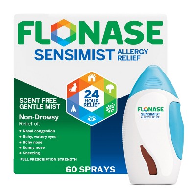 Flonase Sensimist 24-hour Allergy Relief Nasal Spray - Fluticasone ...