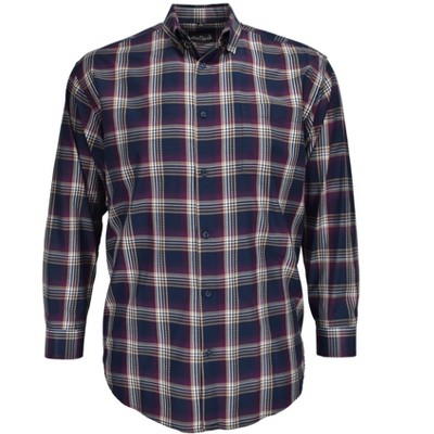 Falcon Bay Men's Short Sleeve Button Down Collar Sport Shirt | Navy Xx ...