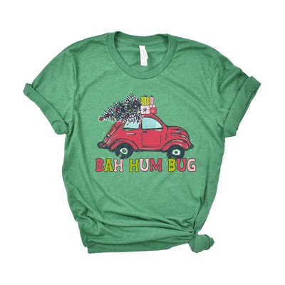 Simply Sage Market Women's Bah Hum Bug Car Short Sleeve Graphic Tee - S ...