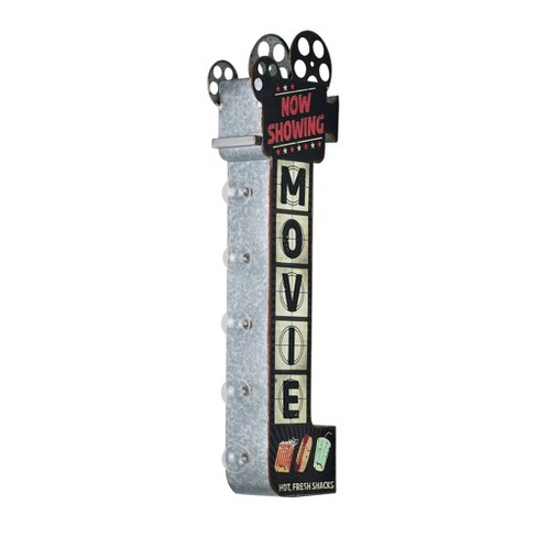 American Art Decor Metal Led Movie Marquee Sign: Vintage Style Lighted ...